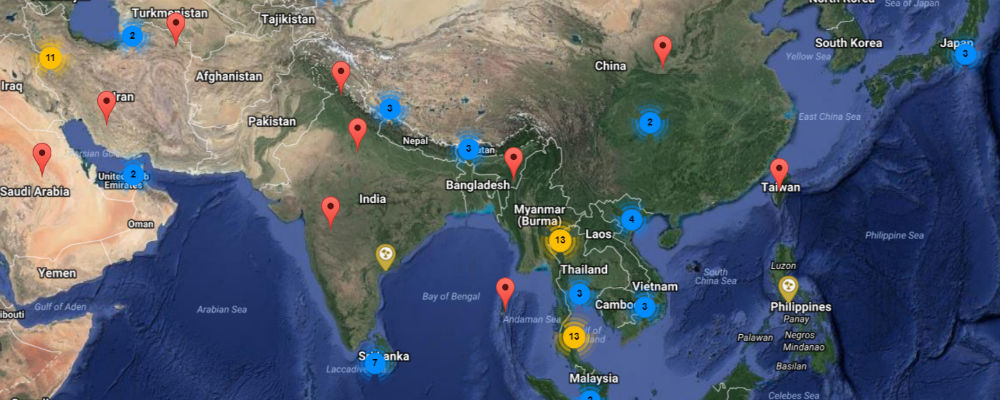 Interactive Map Of Asia Inspire: Maps